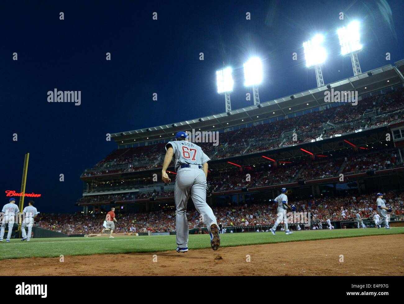 Cincinnati, Ohio, USA. Japanese pitcher Tsuyosh Wada was making his ...