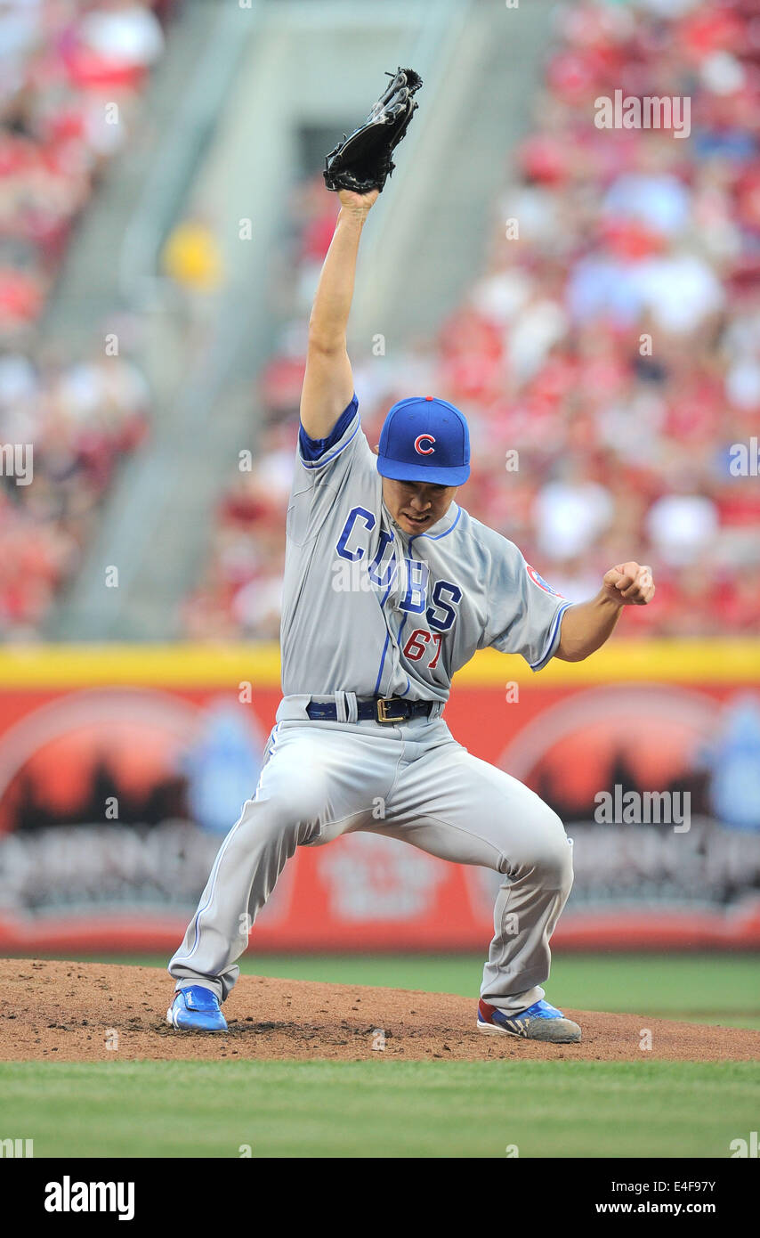 Cincinnati, Ohio, USA. Japanese pitcher Tsuyosh Wada was making his ...