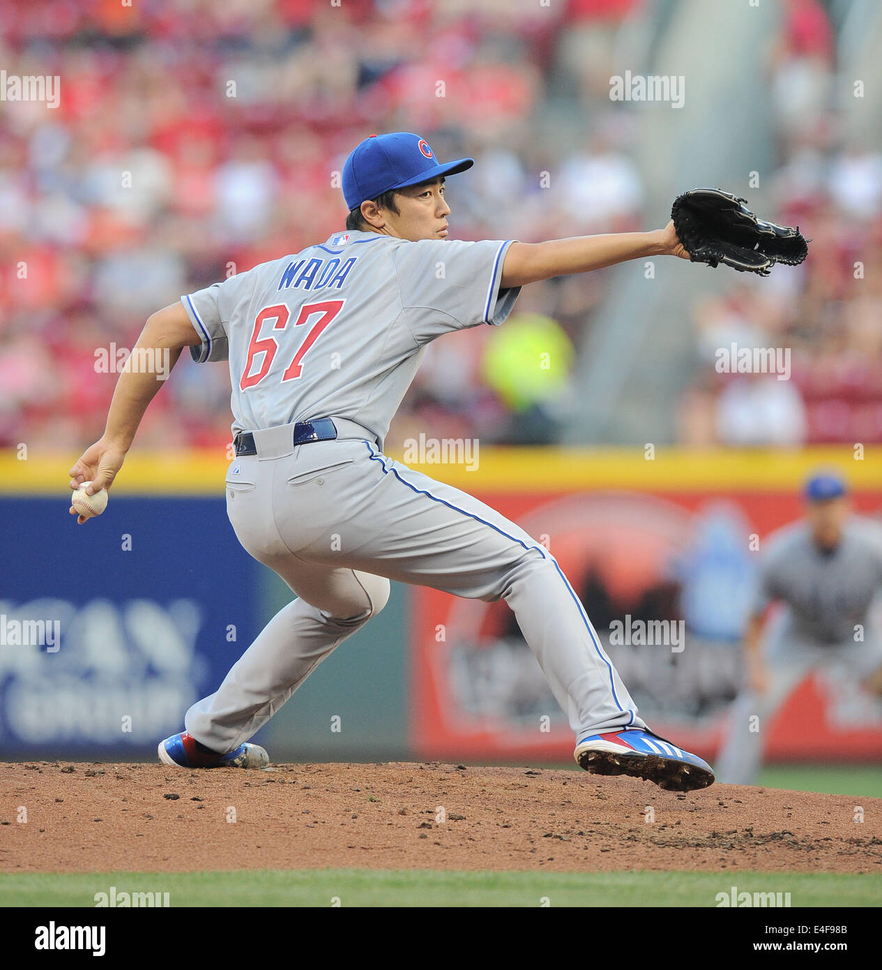 Cincinnati, Ohio, USA. Japanese pitcher Tsuyosh Wada was making his ...
