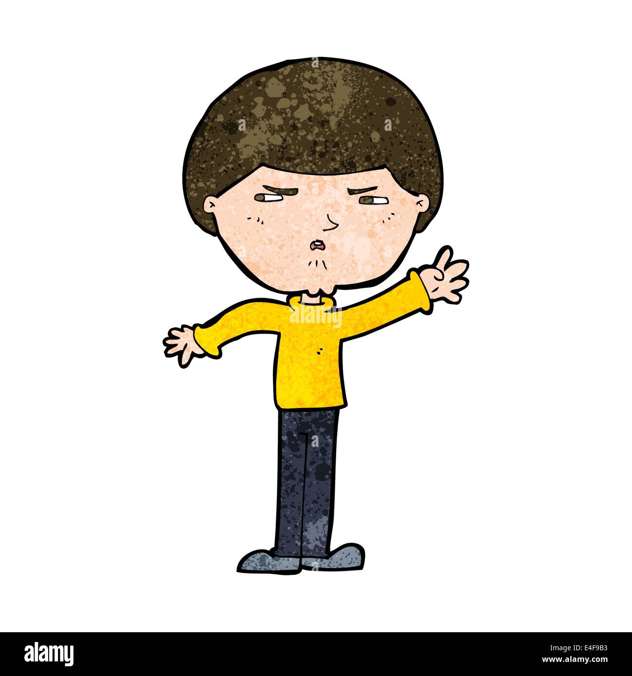 cartoon mean man Stock Vector Image & Art - Alamy