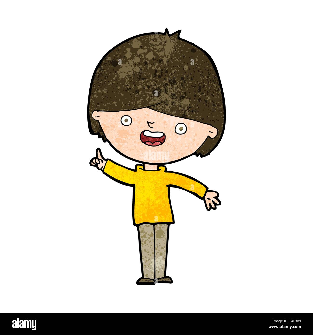 cartoon happy boy Stock Vector Image & Art - Alamy