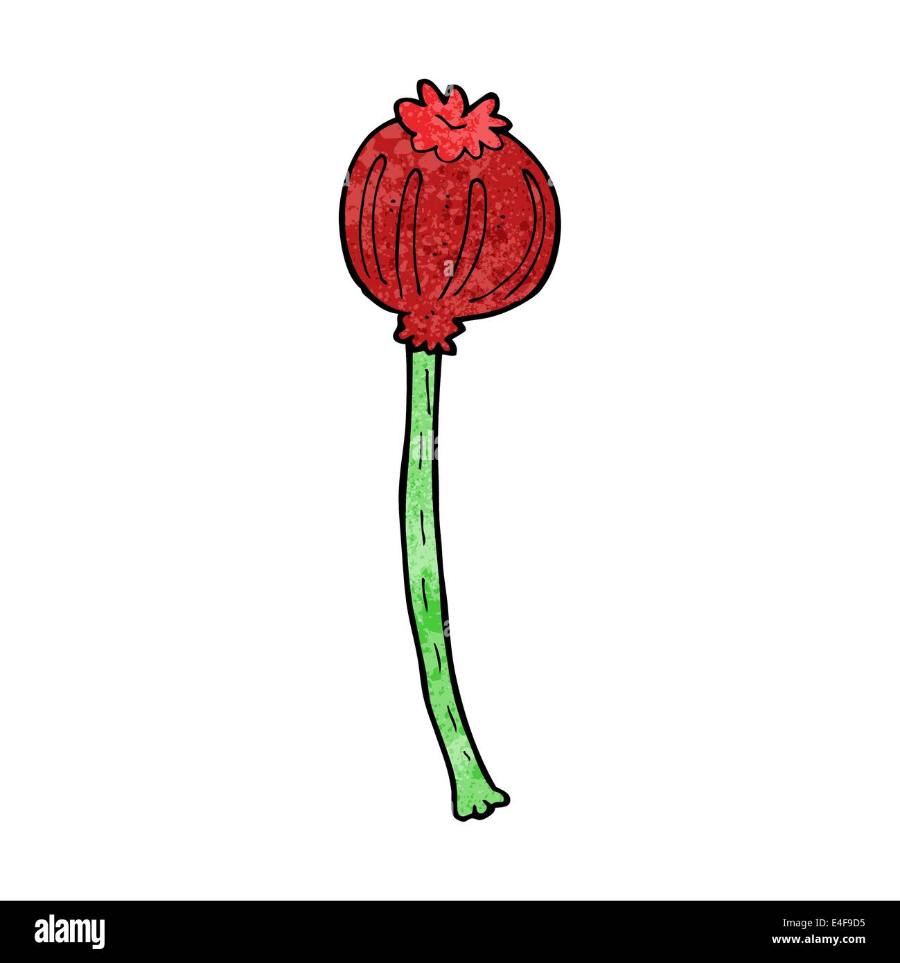 cartoon dried poppy Stock Vector Image & Art - Alamy