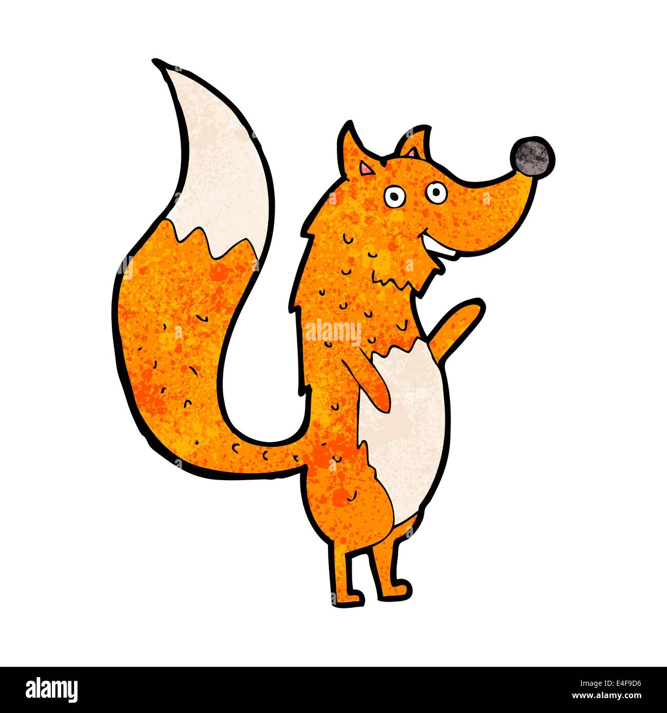 cartoon waving fox Stock Vector Image & Art - Alamy