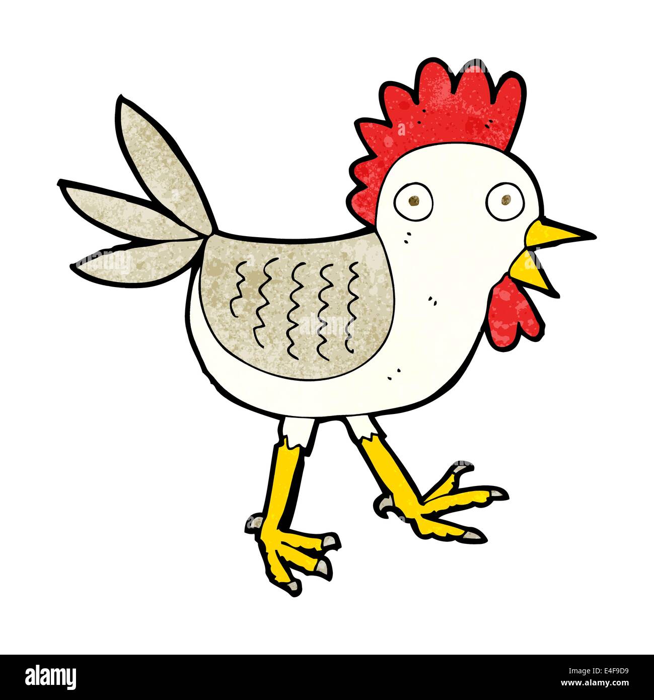 funny cartoon chicken Stock Vector Image & Art - Alamy