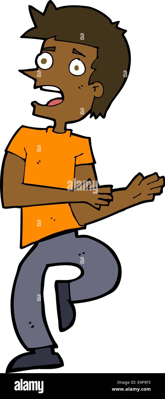 cartoon stressed out man Stock Vector Image & Art - Alamy