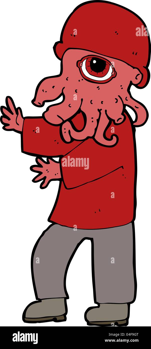 cartoon alien man Stock Vector Image & Art - Alamy