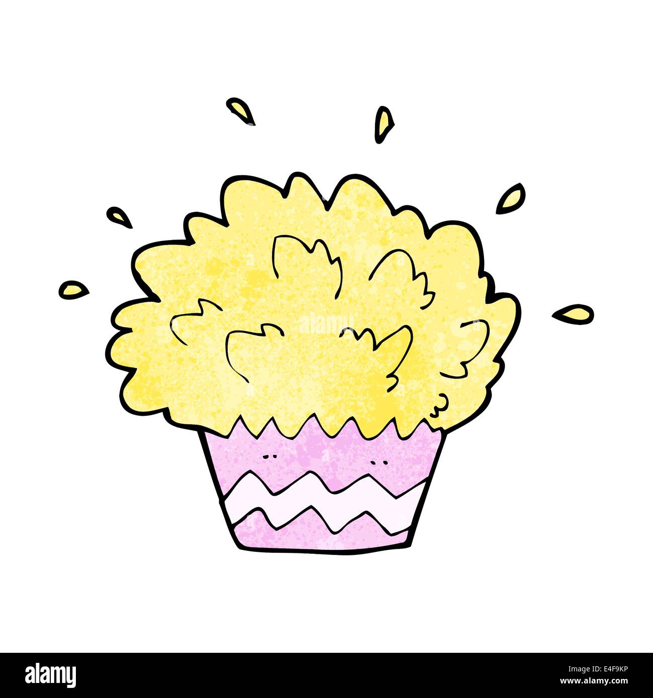 cartoon exploding cupcake Stock Vector Image & Art - Alamy