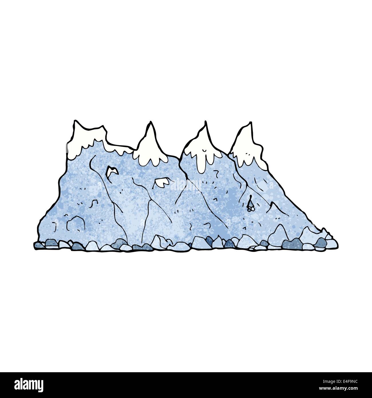Cartoon mountain range hi-res stock photography and images - Alamy