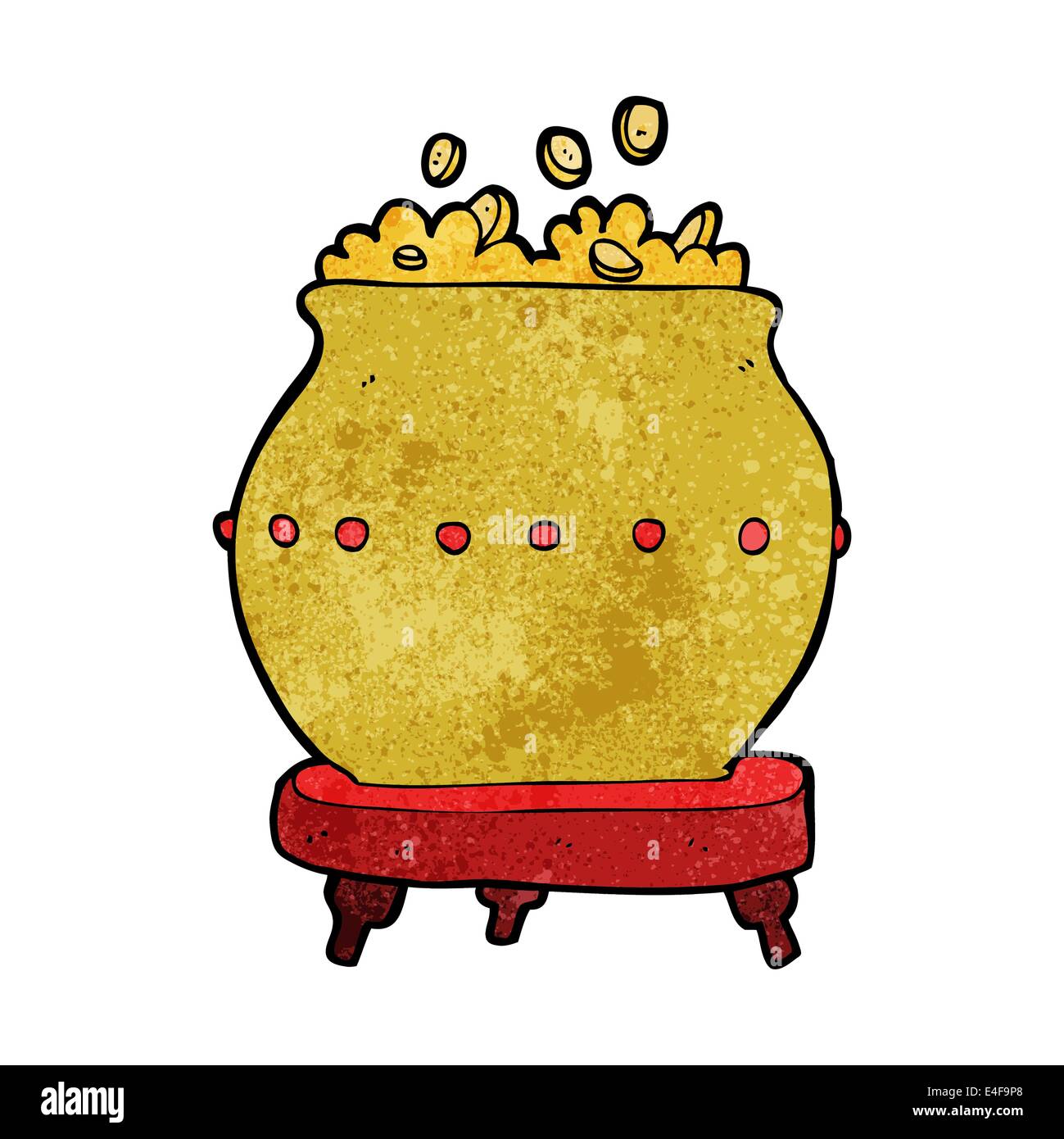 cartoon pot of gold Stock Vector Image & Art - Alamy