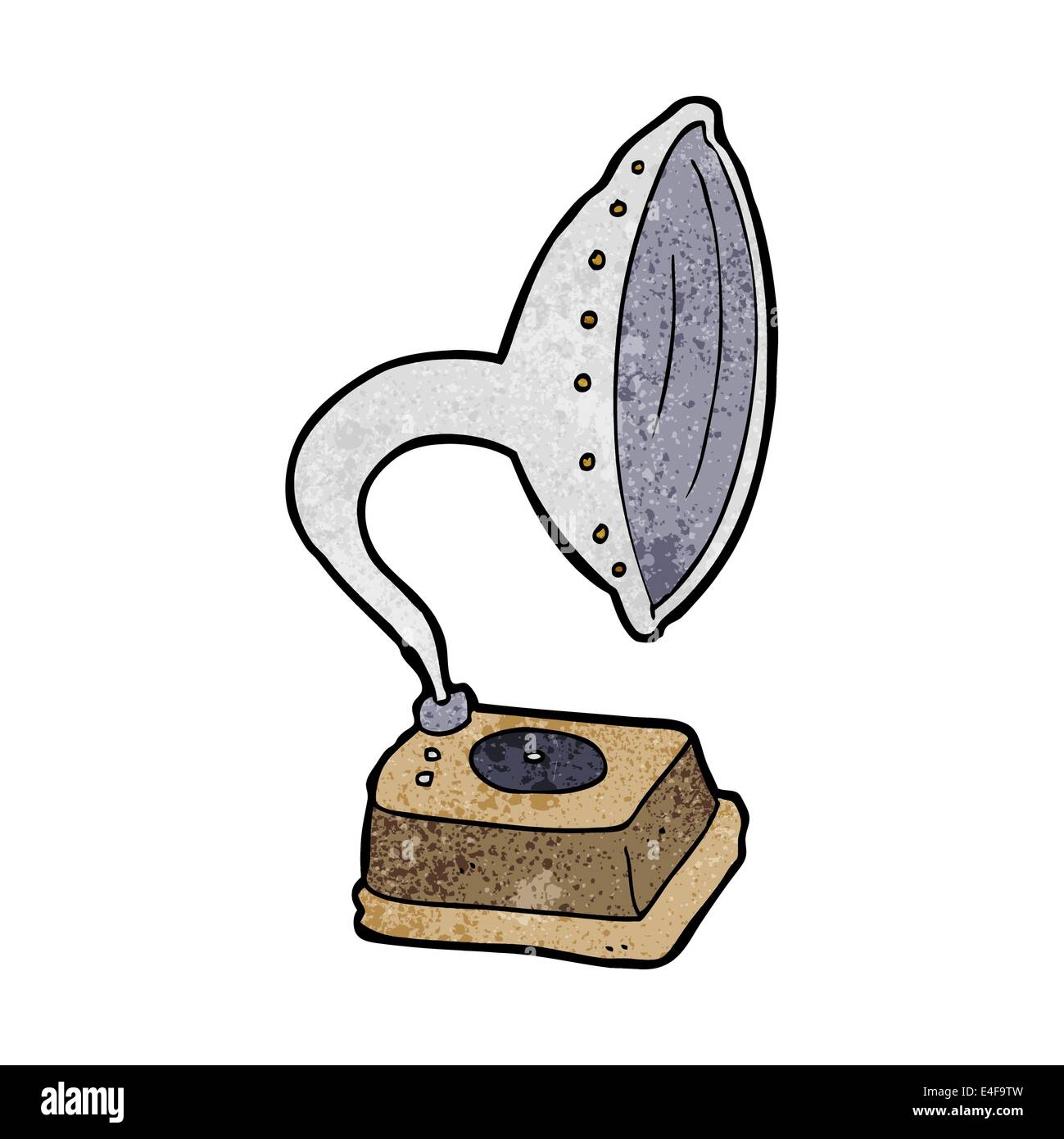 Cartoon phonograph Cut Out Stock Images & Pictures - Alamy