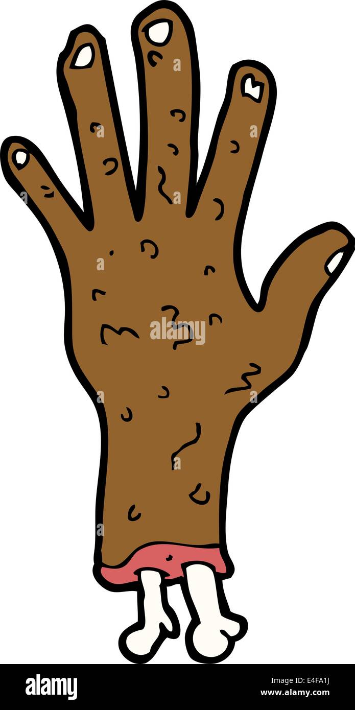 gross zombie hand cartoon Stock Vector Image & Art - Alamy