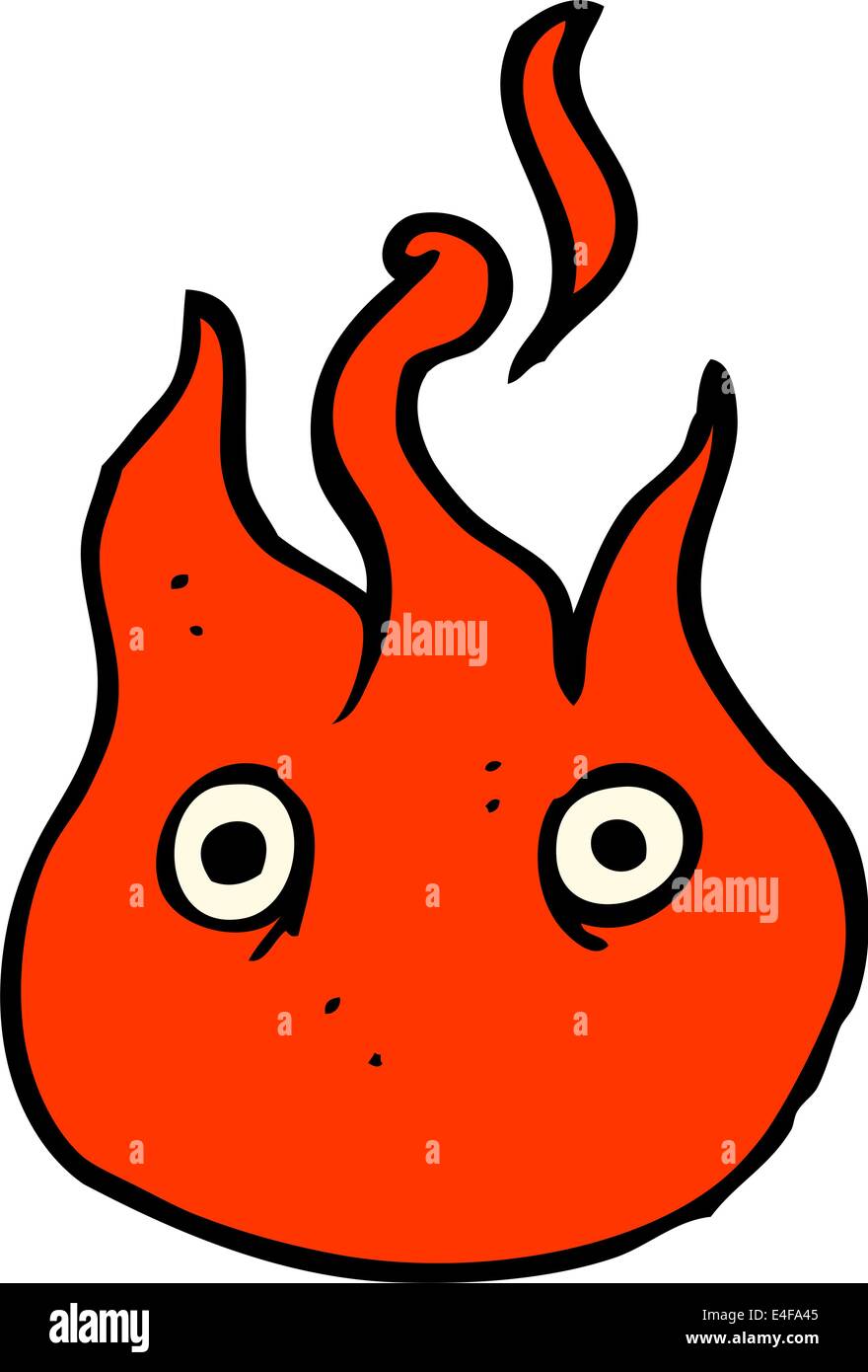 cartoon flame symbol Stock Vector Image & Art - Alamy