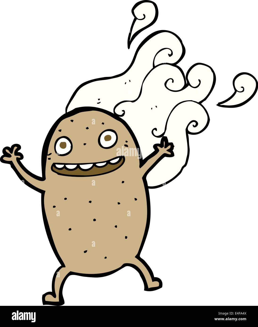 cartoon happy potato Stock Vector Image & Art - Alamy