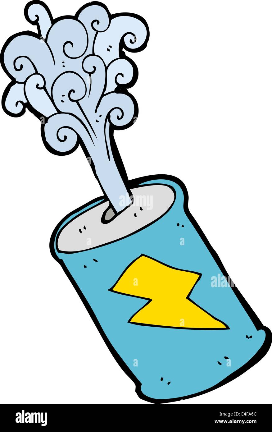 cartoon fizzing soda can Stock Vector Image & Art - Alamy