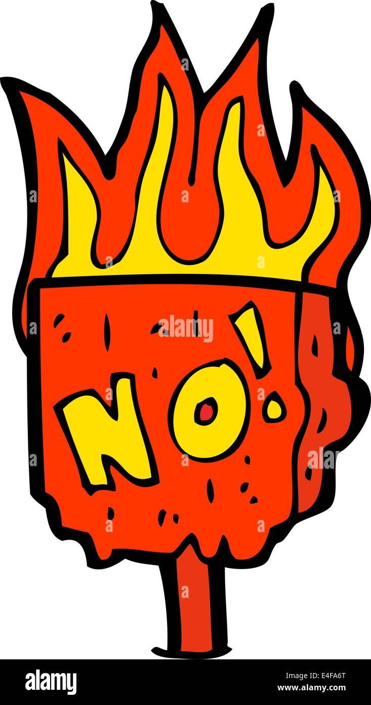 cartoon no sign Stock Vector Image & Art - Alamy