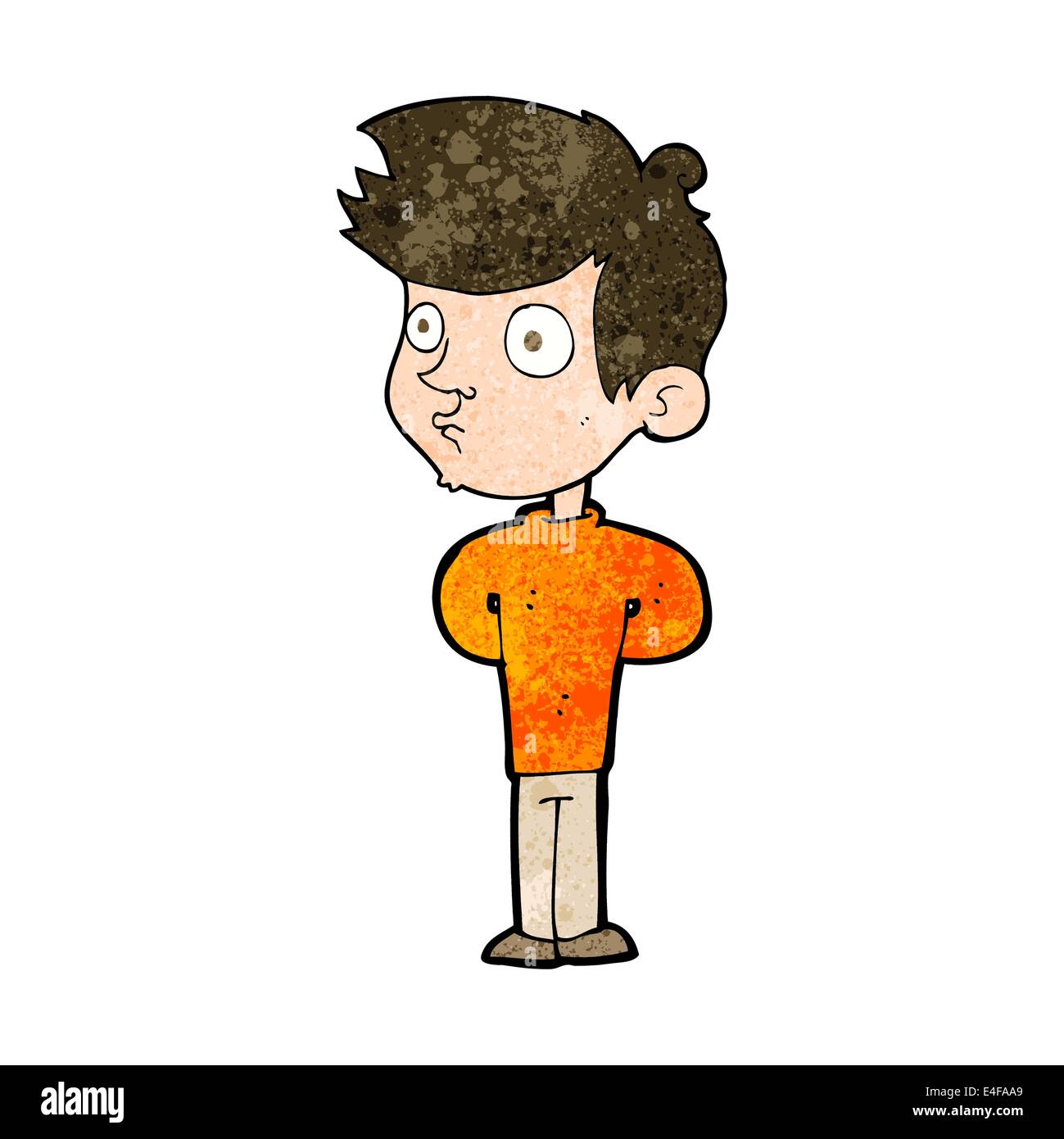 cartoon boy staring Stock Vector Image & Art - Alamy