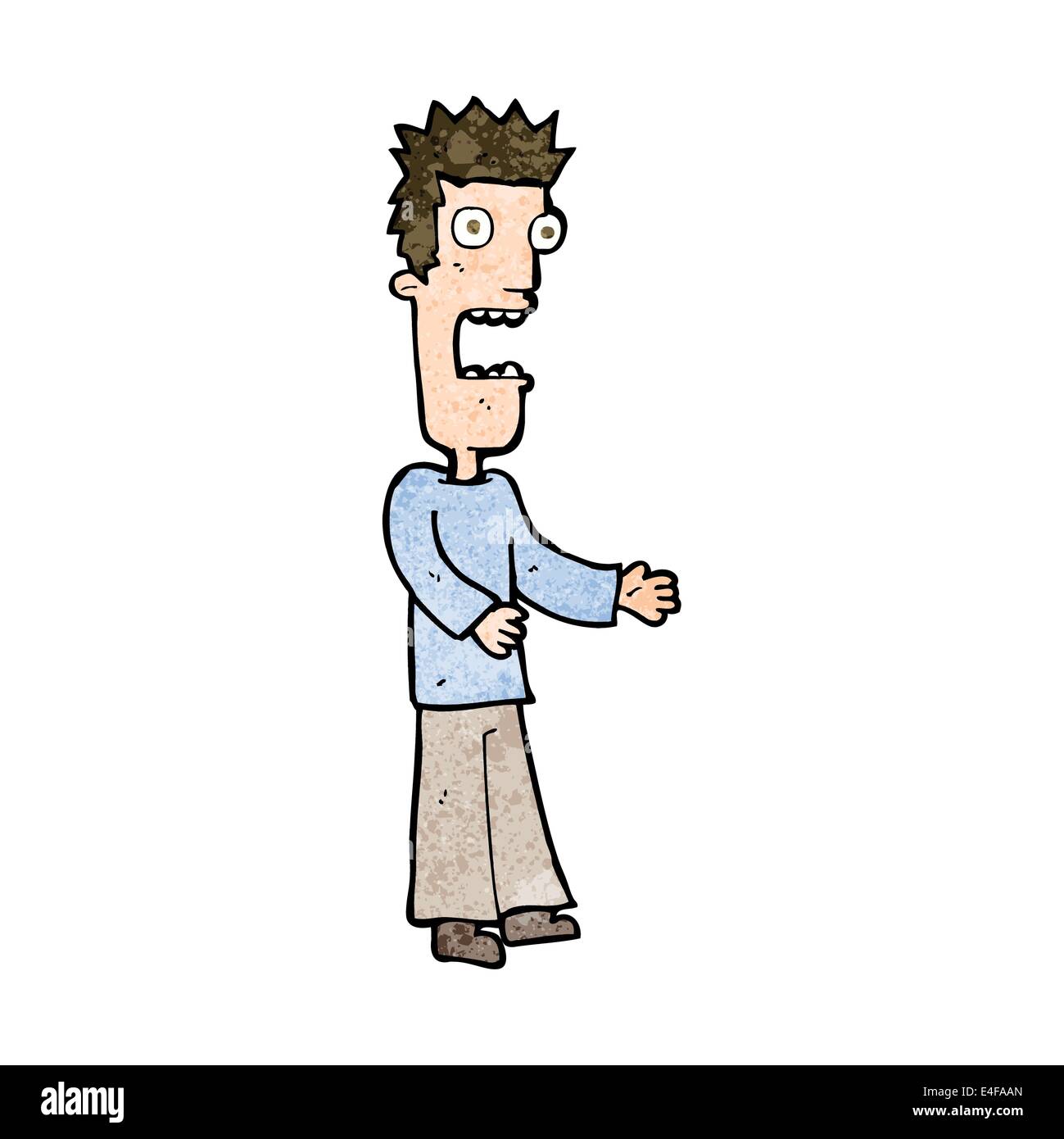 Man freaking out Stock Vector Images - Alamy