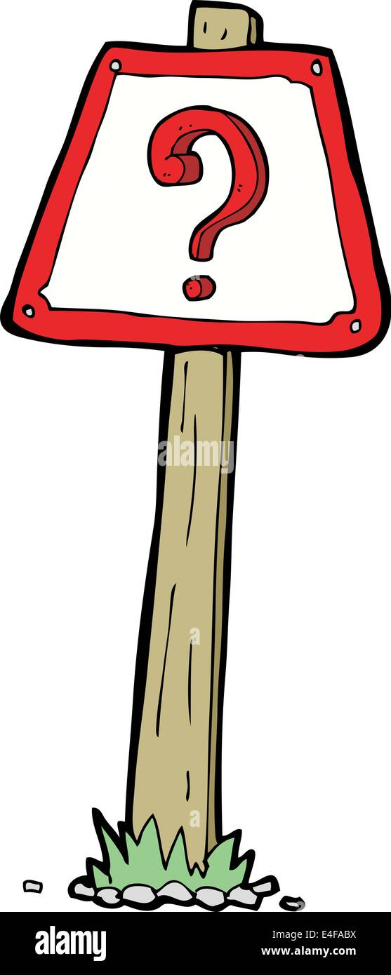 cartoon question mark sign Stock Vector Image & Art - Alamy