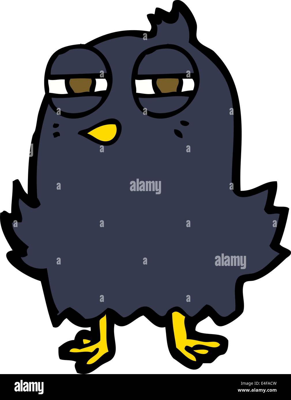 funny cartoon bird Stock Vector Image & Art - Alamy