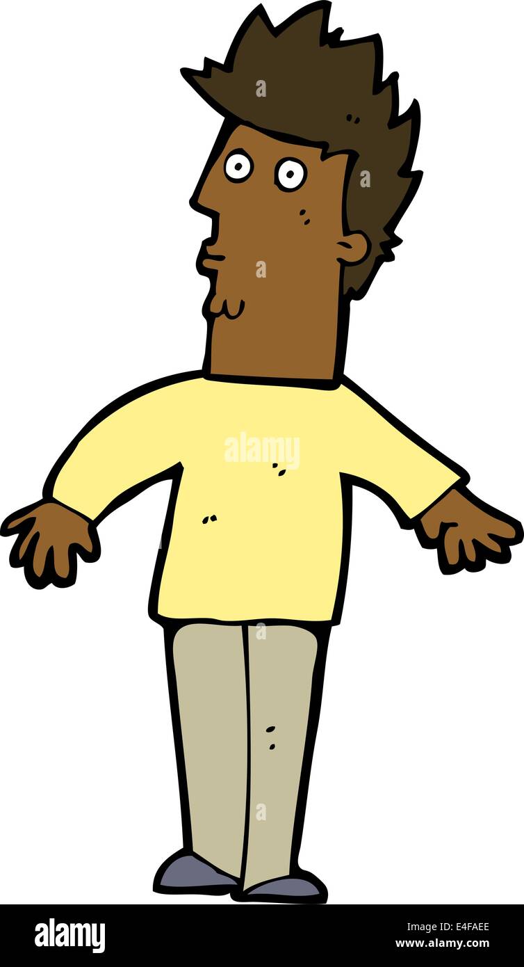 cartoon surprised man Stock Vector Image & Art - Alamy
