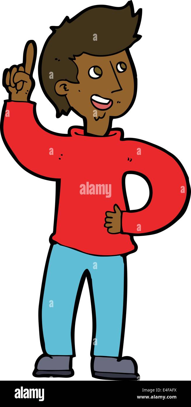 cartoon man with idea Stock Vector Image & Art - Alamy