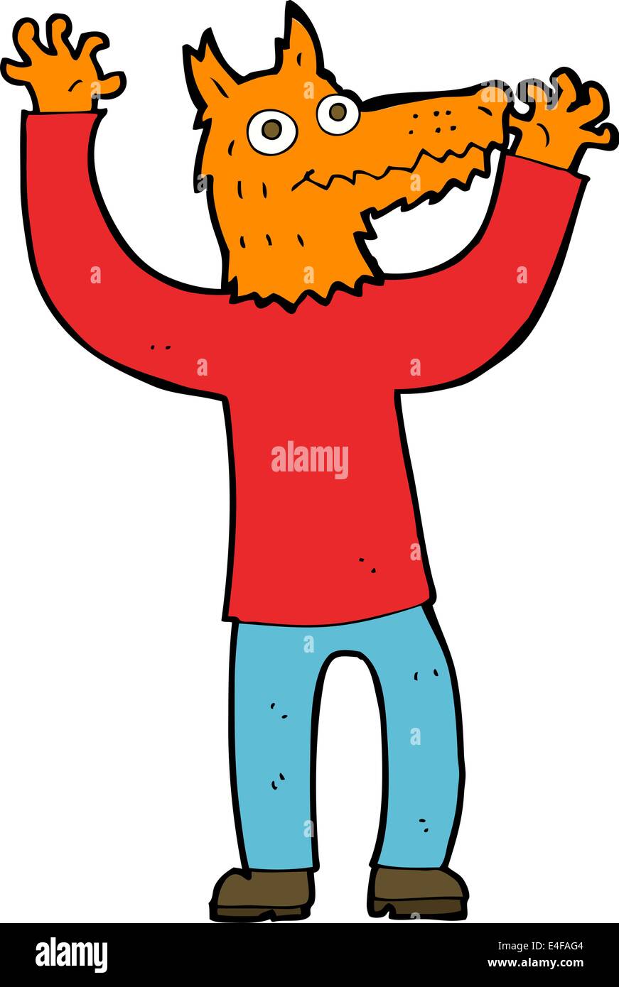 cartoon fox man Stock Vector Image & Art - Alamy