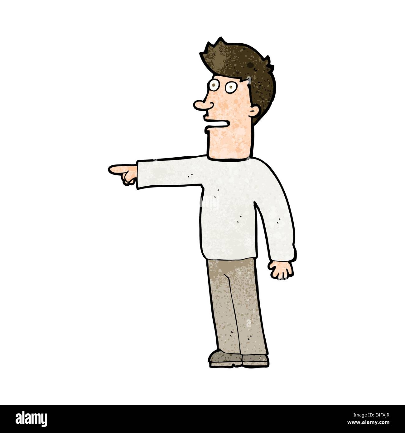 cartoon man pointing Stock Vector Image & Art - Alamy