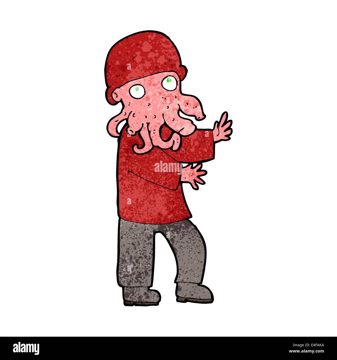 cartoon alien man Stock Vector Image & Art - Alamy