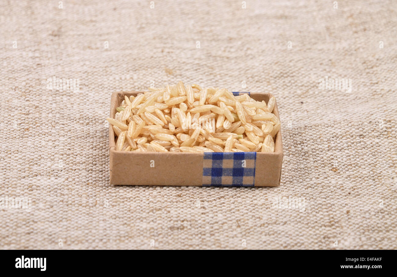 White rice carton hi-res stock photography and images - Alamy