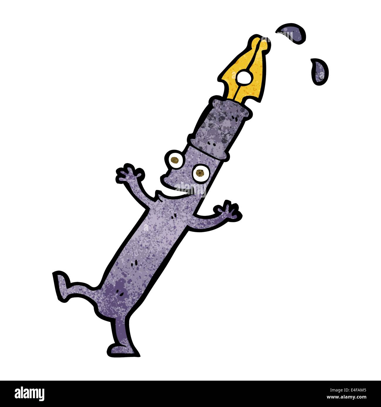 cartoon pen character Stock Vector Image & Art - Alamy