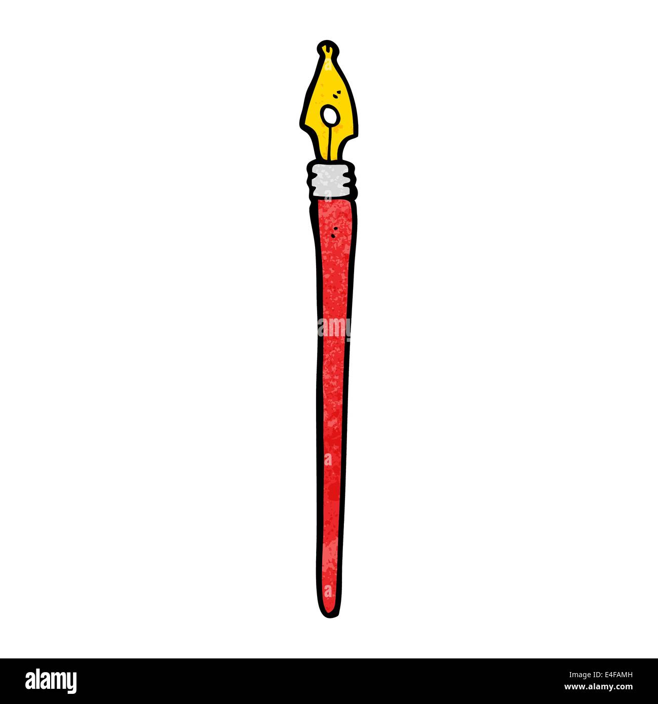cartoon ink pen Stock Vector Image & Art - Alamy