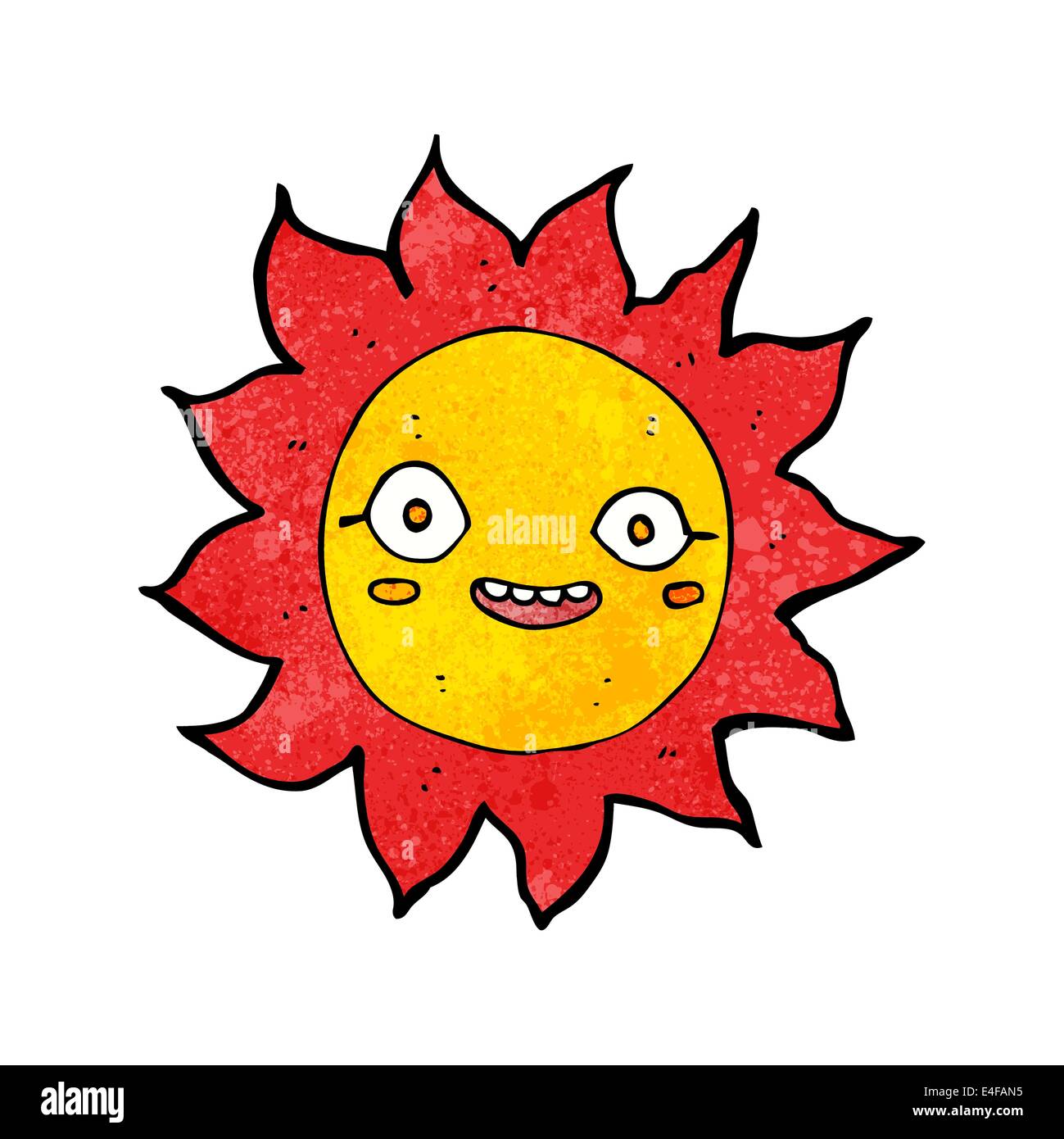 cartoon happy sun Stock Vector Image & Art - Alamy