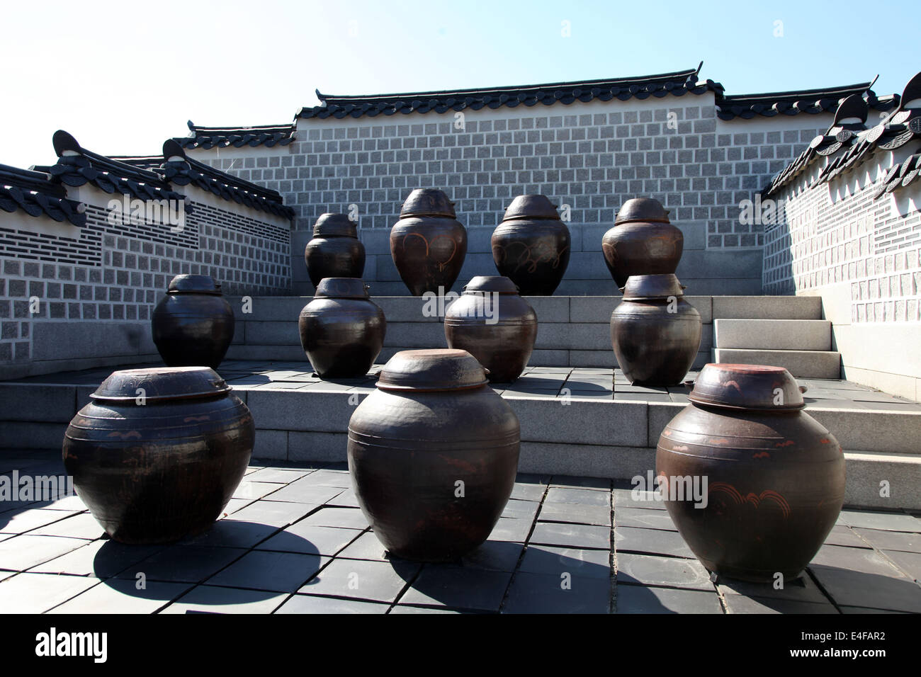 Ancient Chinese Water Vases or Jars Stock Photo - Alamy