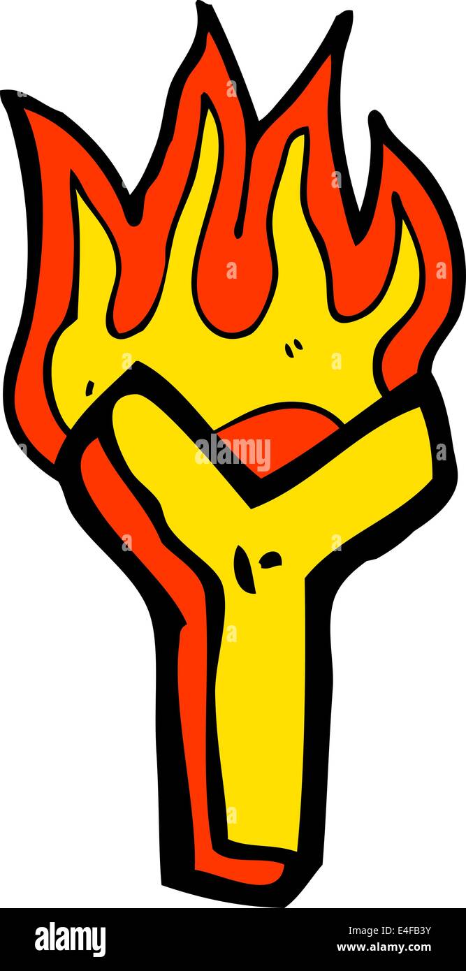 cartoon flaming letter Stock Vector Image & Art - Alamy
