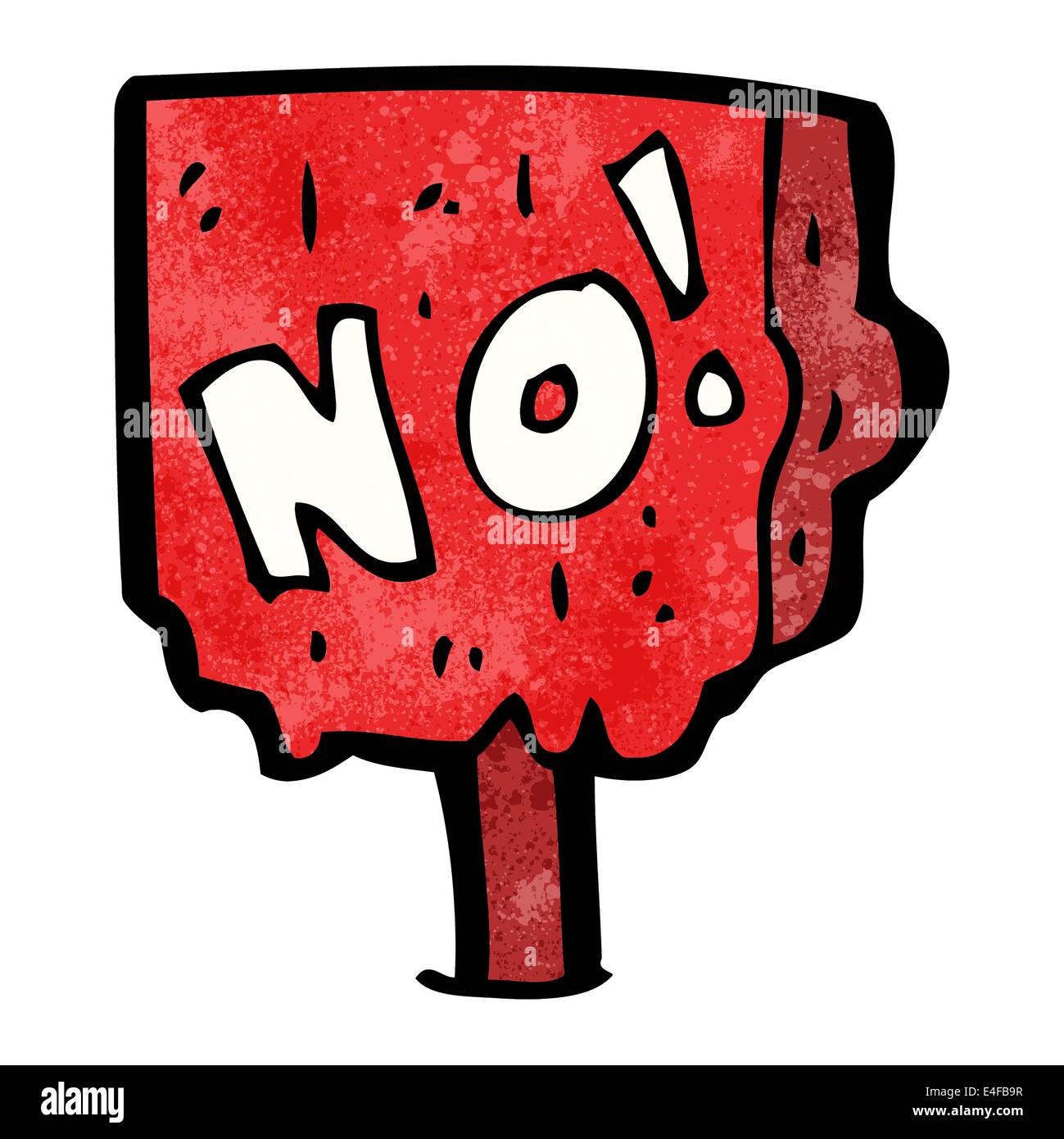 cartoon no sign Stock Vector Image & Art - Alamy