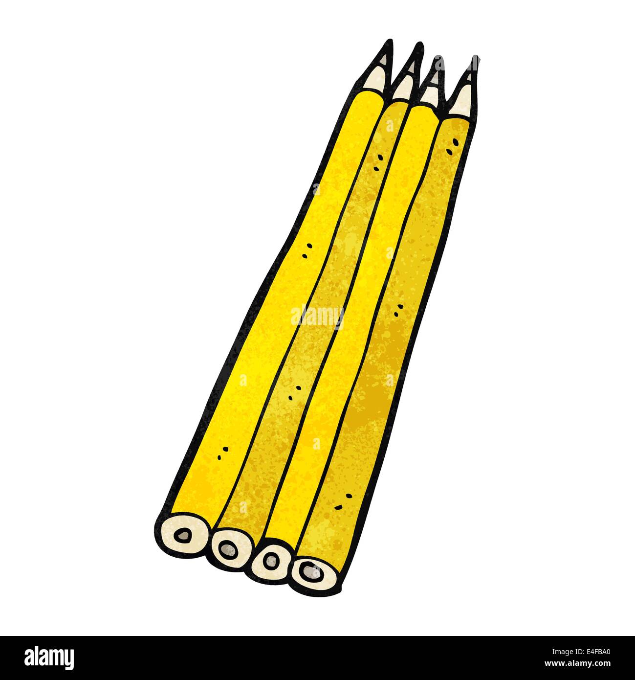 Cartoon colored pencils Cut Out Stock Images & Pictures - Alamy