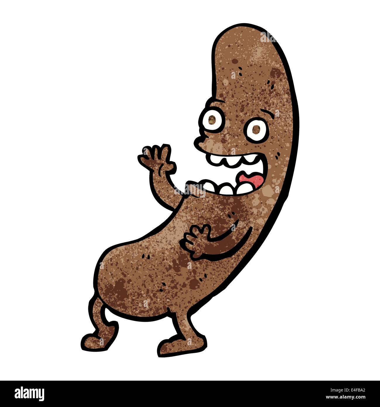 crazy cartoon sausage Stock Vector Image & Art - Alamy