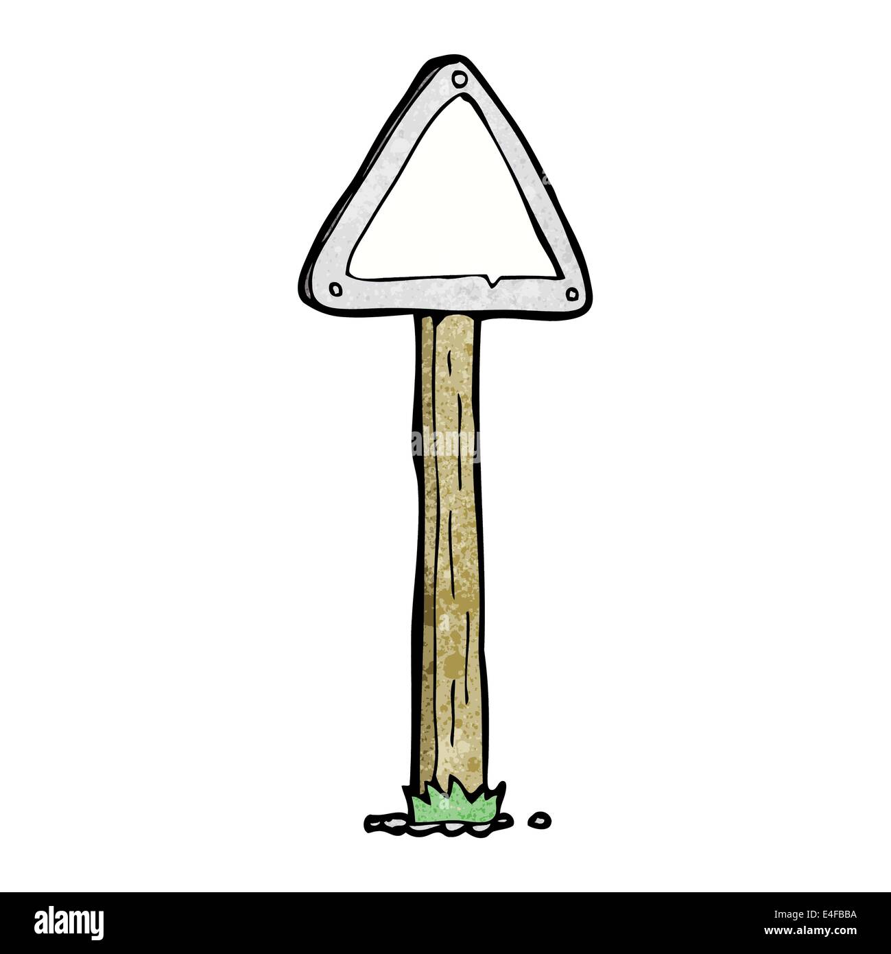 cartoon road sign Stock Vector Image & Art - Alamy