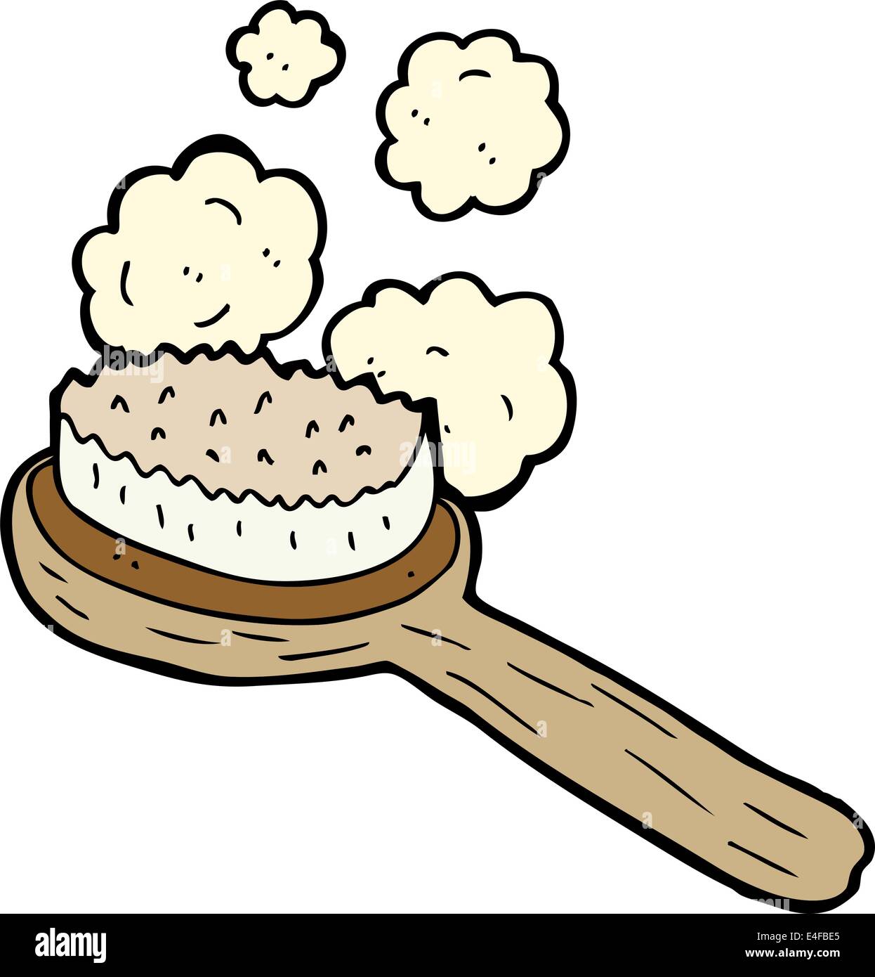 Funny hair brush cartoon Stock Vector Images - Alamy