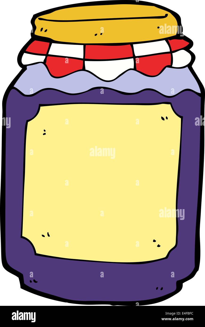 cartoon jar of jam Stock Vector Image & Art - Alamy