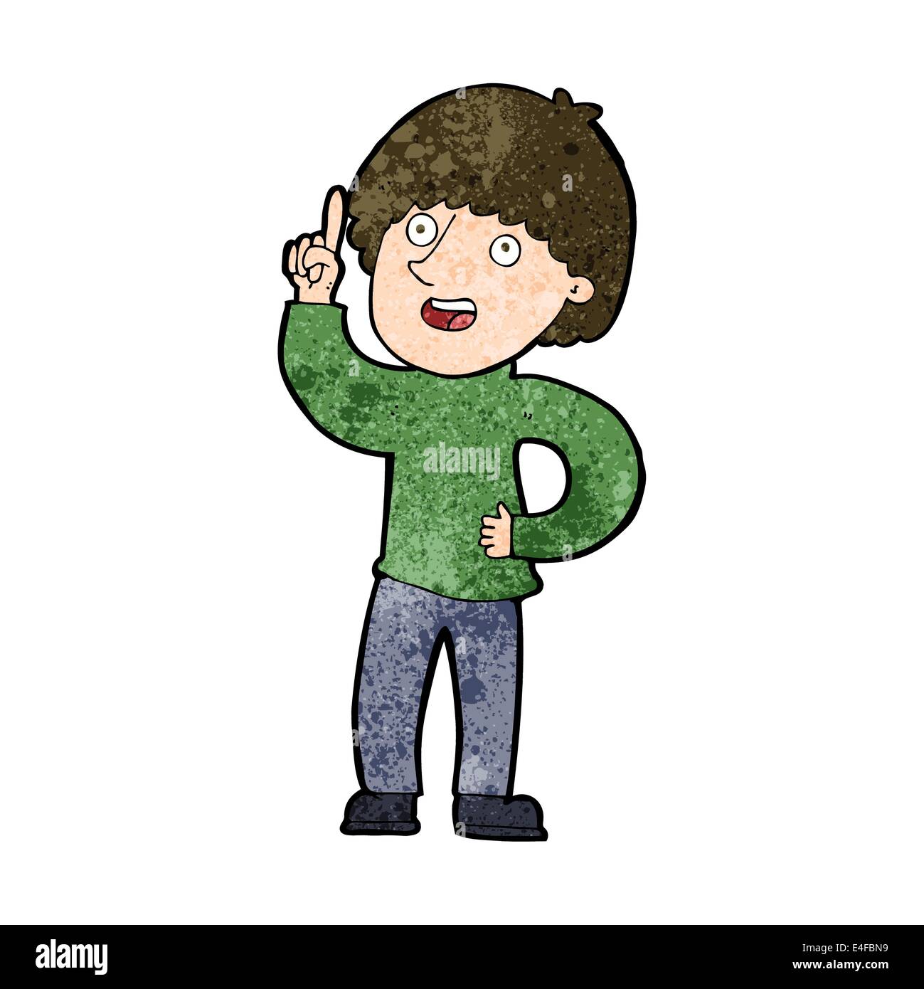 cartoon man with idea Stock Vector Image & Art - Alamy