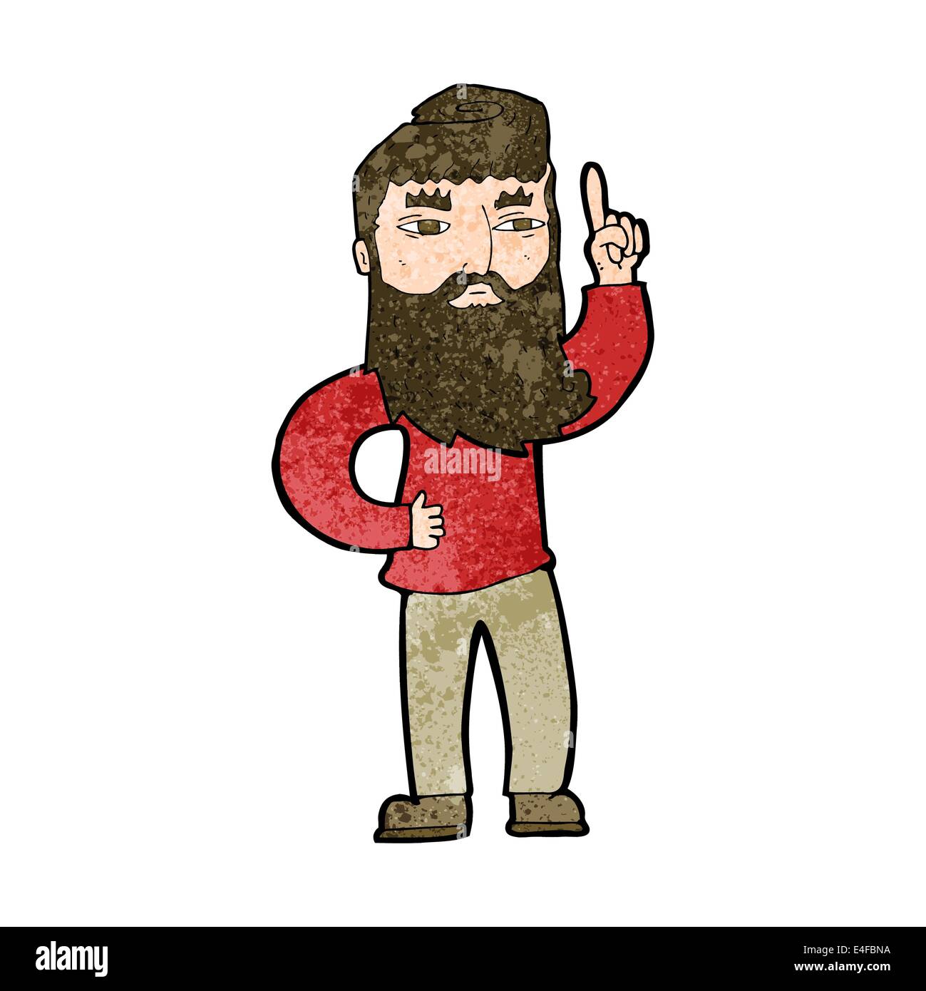 cartoon man with idea Stock Vector Image & Art - Alamy