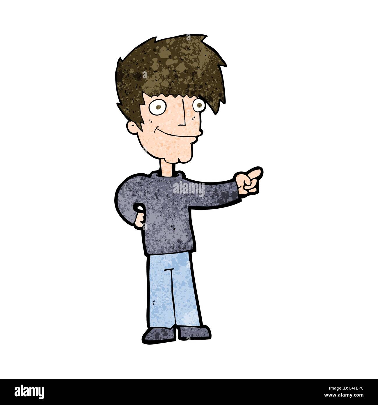 cartoon man pointing Stock Vector Image & Art - Alamy