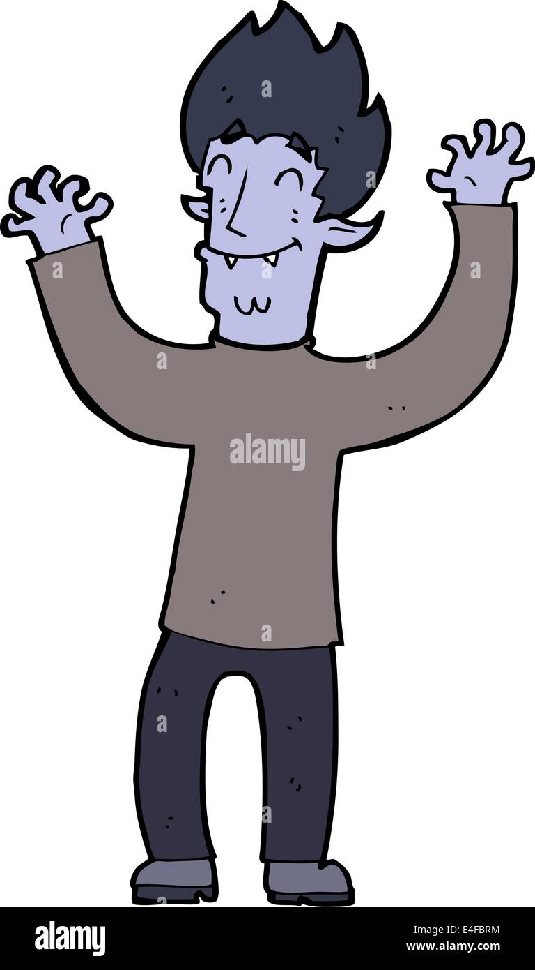 cartoon happy vampire man Stock Vector Image & Art - Alamy