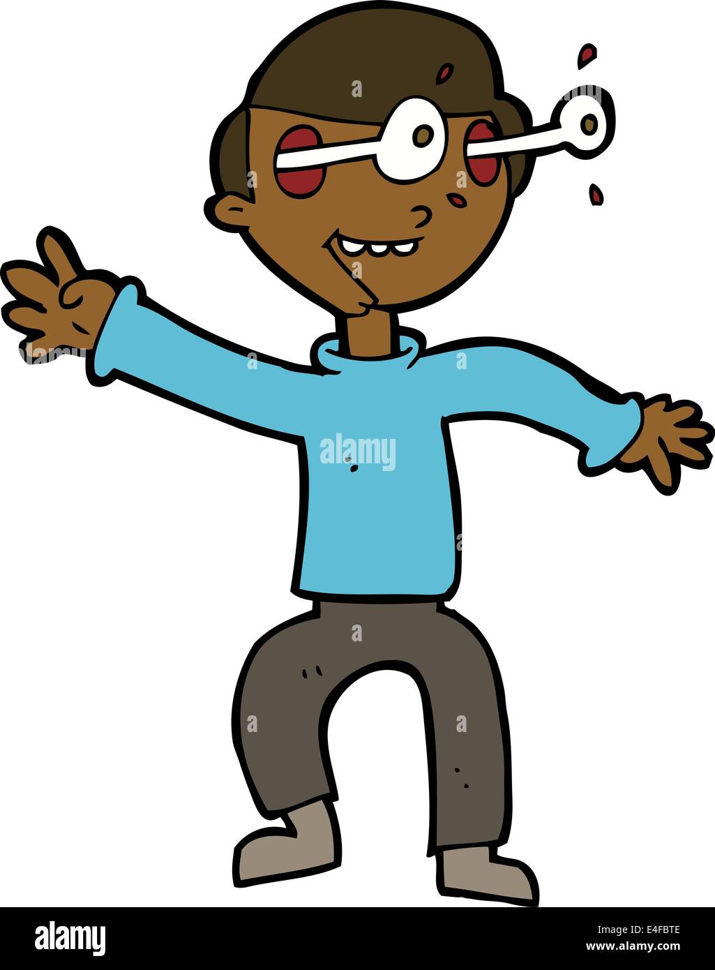 cartoon amazed boy Stock Vector Image & Art - Alamy