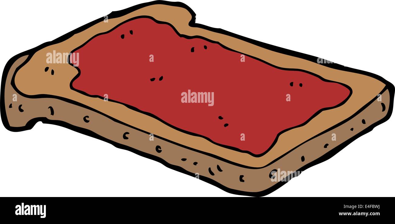 cartoon jam on toast Stock Vector Image & Art - Alamy