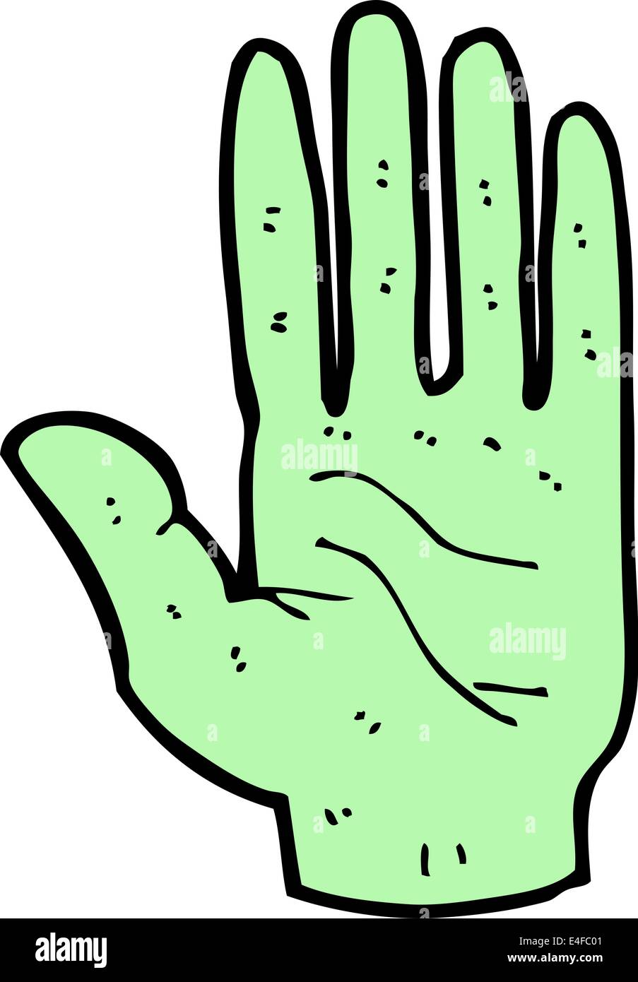cartoon zombie hand Stock Vector Image & Art - Alamy