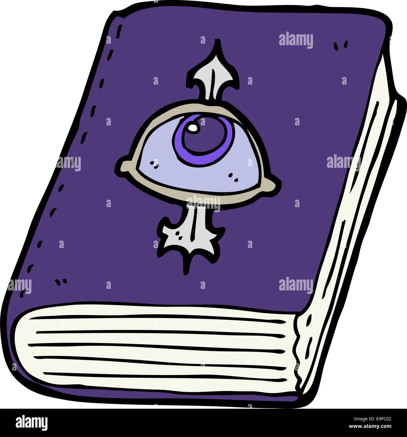 cartoon magic spell book Stock Vector Image & Art - Alamy