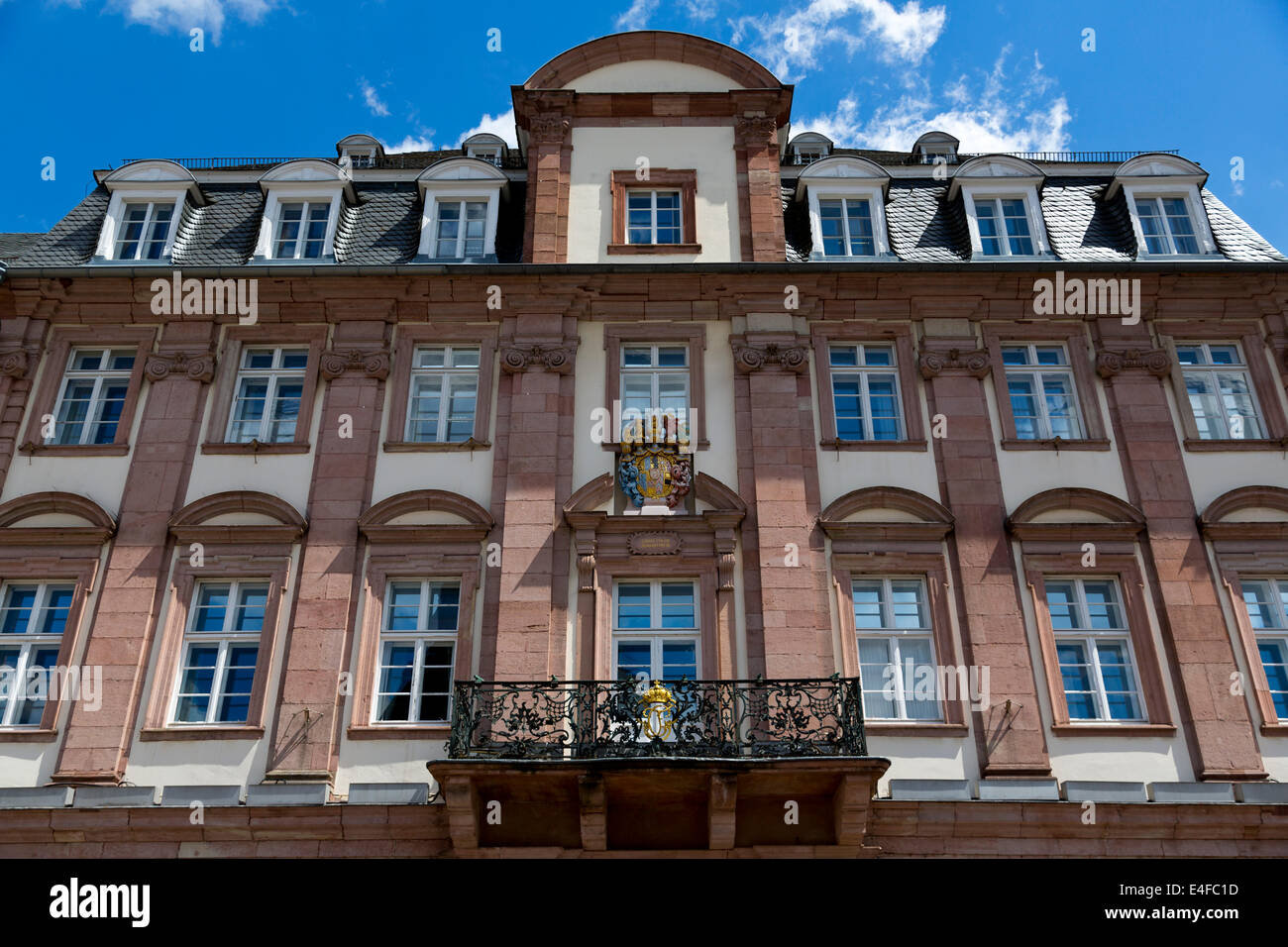Typical exterior Facade in the Old Town in Heidelberg, Germany Stock Photo - Alamy
