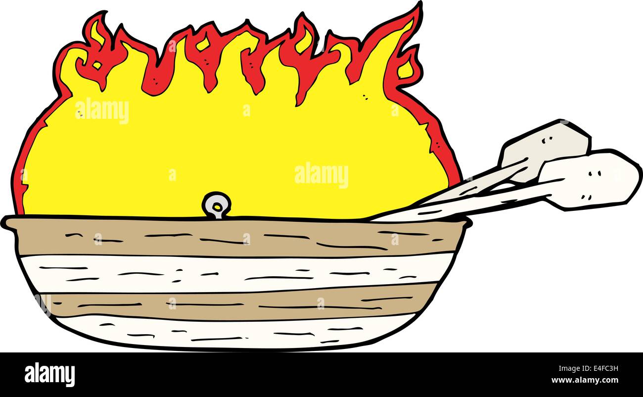 cartoon burning boat Stock Vector Image & Art - Alamy
